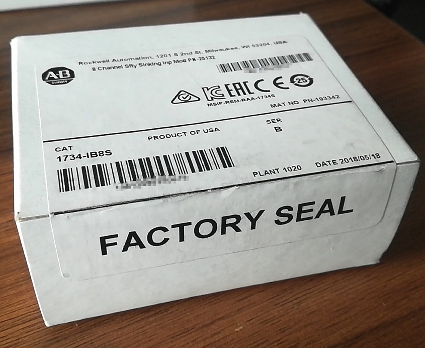 Safe Input/Output Ab Module 1734-Ib8s with CIP Safety Protocol